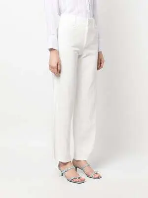 Vince High-waist Straight-leg Trousers