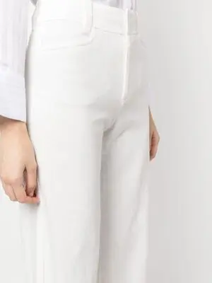 Vince High-waist Straight-leg Trousers