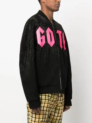 Dsquared2 Crystal-embellished Cotton Jacket