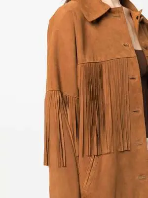 DANCASSAB Loretta Fringed Leather Jacket