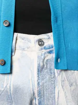 Our Legacy Third Cut Iridescent Foil Jeans