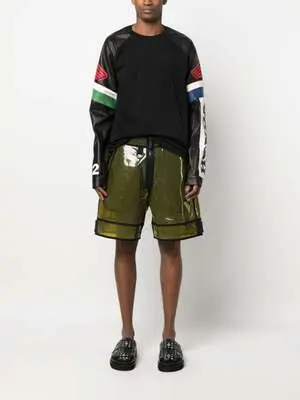 Dsquared2 Contrast Sleeve Cotton Sweatshirt