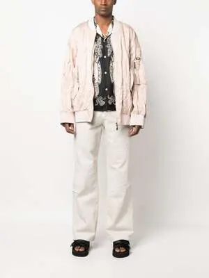 Dsquared2 Crinkled-effect Cotton Jacket