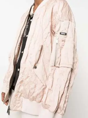 Dsquared2 Crinkled-effect Cotton Jacket