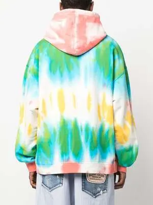 Dsquared2 Tie-dye Cotton Hoodie
