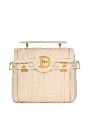 Balmain Mini B-buzz 23 Leather Tote Bag