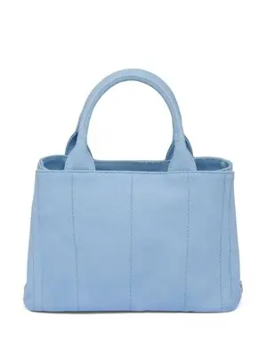 Prada Logo-print Canvas Tote Bag