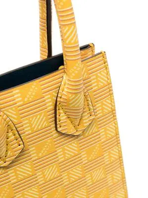 Moreau Logo-print Leather Shoulder Bag - Yellow