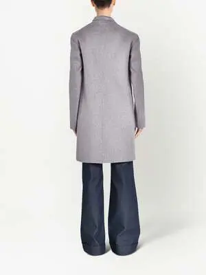 Adam Lippes Gina Open-front Cashmere Coat - Grey