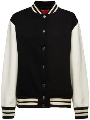 La DoubleJ Embroidered Cotton Bomber Jacket