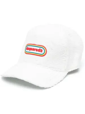 Dsquared2 Logo Terry-cloth Baseball Cap - White