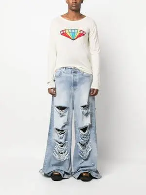 Dsquared2 Graphic-print Wool Sweatshirt