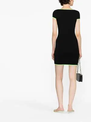 AMBUSH Heart Hole T-shirt Dress - Black