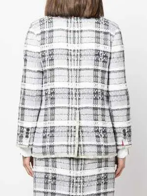 Thom Browne Tweed Single-breasted Jacket