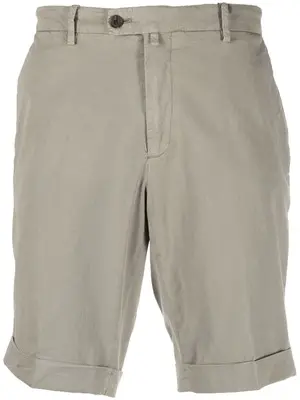 Corneliani Raw Edge Hem Bottoms For Men