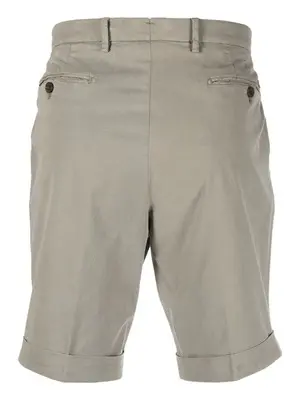 Corneliani Cotton-lyocell Bermuda Shorts - Green