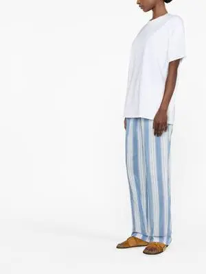 TOTEME Straight Cotton T-shirt - White