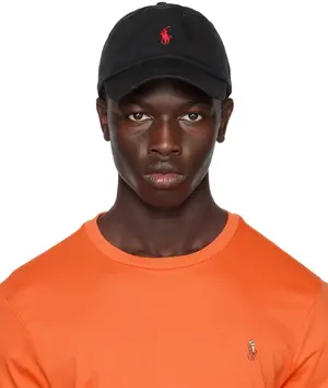 Ralph Lauren Polo Ralph Lauren Black Logo Cap Rl Black/rl2000 Red