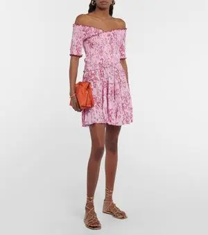 Poupette St Barth Soledad Printed Minidress - Multicoloured