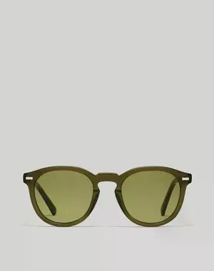Madewell Round Acetate Sunglasses Faded Cactus