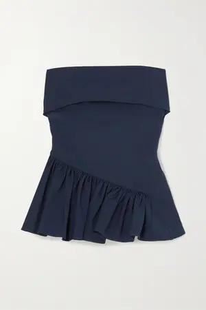 MOLLY GODDARD Andres Strapless Ruffled Top