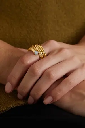 Marina B Trisola 18-karat Diamond Ring