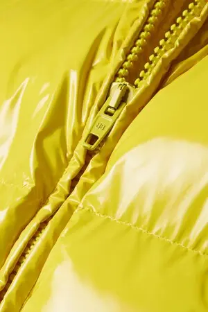 Balenciaga Cropped Quilted Padded Glossed-shell Coat