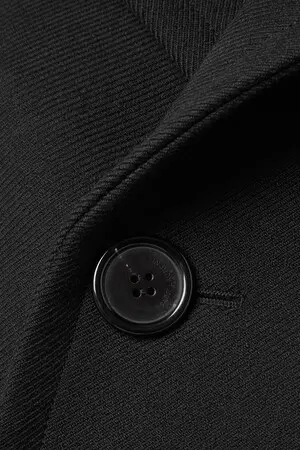 Saint Laurent Double-breasted Wool And Silk-blend Twill Coat