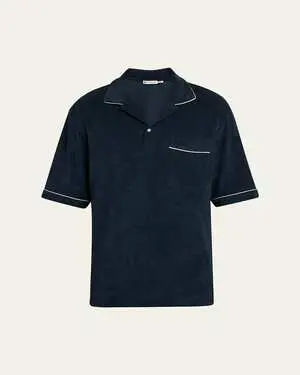 Moncler Terry Polo Shirt