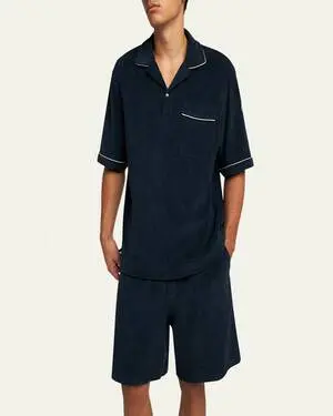Moncler Terry Polo Shirt