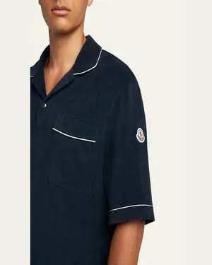 Moncler Terry Polo Shirt