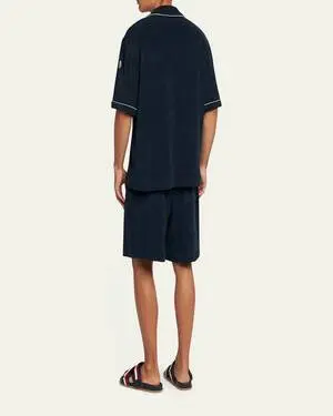 Moncler Terry Polo Shirt
