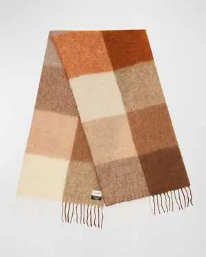 HOLZWEILER Fresia Check Scarf - Colin Brown