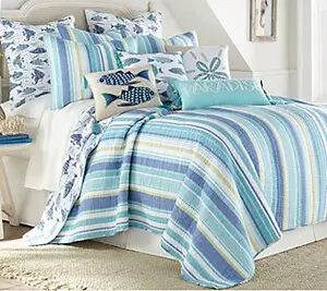 LEVTEX HOME Laida Beach 2-piece Twin/twin Xl Qu Lt Set - One-color