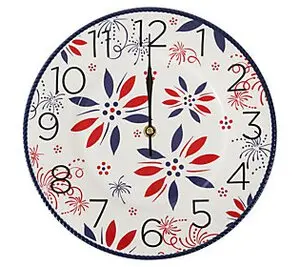 TEMP-TATIONS 10.5 Inch Round Clock - One-color