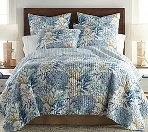 LEVTEX HOME Mahina 3-piece Coastal King/cal Kin G Quilt Set - One-color