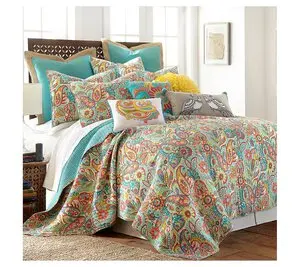 LEVTEX HOME Palisades 3-piece Paisley King/cal Ing Quilt Set - One-color