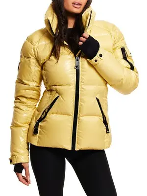 Sam. Women's Freestyle Down Puffer Jacket - Banana  - Banana