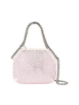 Stella McCartney Women's Mini Crystal-Embellished Shoulder Bag - Rose - Rose