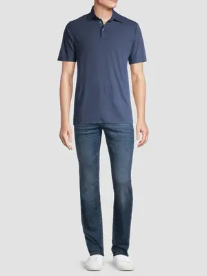 7 For All Mankind Slimmy Cotton-blend Jeans - Flash