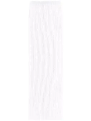 FERRAGAMO Side-slit Knit Skirt - White