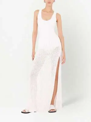 FERRAGAMO Side-slit Knit Skirt
