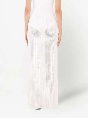 FERRAGAMO Side-slit Knit Skirt