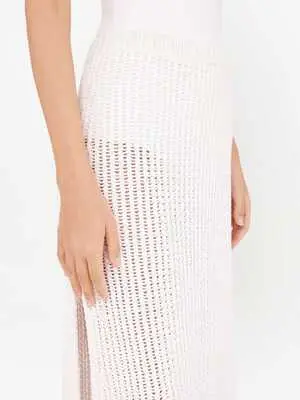 FERRAGAMO Side-slit Knit Skirt
