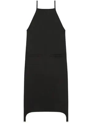 COURREGES Square-neck Midi Dress