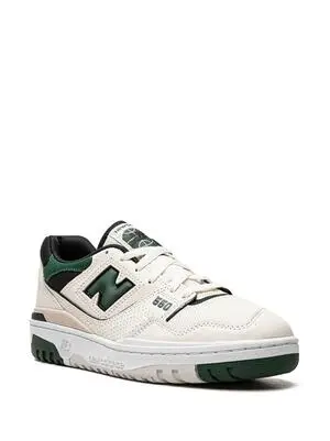 NEW BALANCE 550 Sea Salt Pine Green Sneakers - White