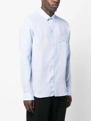 Philipp Plein Long-sleeve Linen Shirt