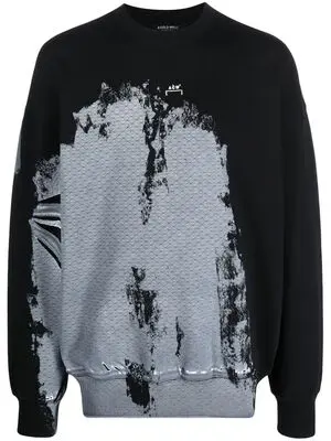 A-COLD-WALL* Brushstroke-print Cotton Sweatshirt