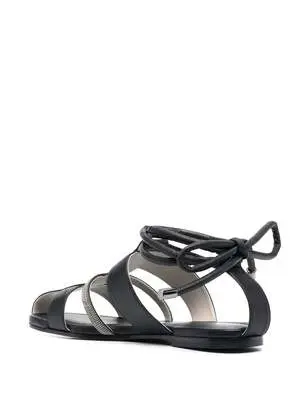 Fabiana Filippi Cut-out Leather Sandals