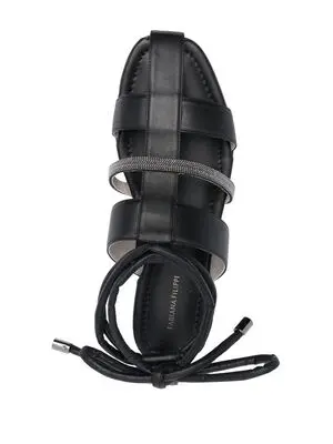 Fabiana Filippi Cut-out Leather Sandals